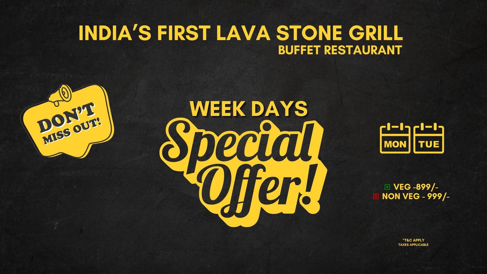 BBQ Buffet Offers in Hyderabad - Ancient Stone Flames
